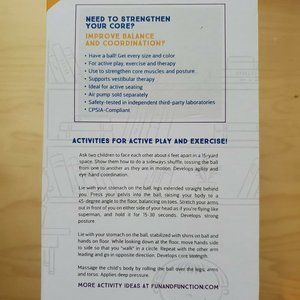 Fun and Function | Other | Fun And Function Therapy Ball For Kids ...